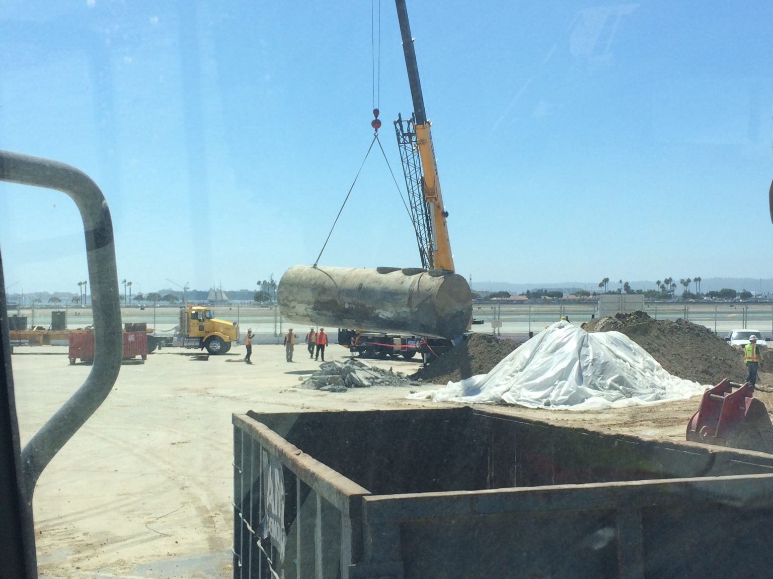 Landmark Aviation Hanger Demolition